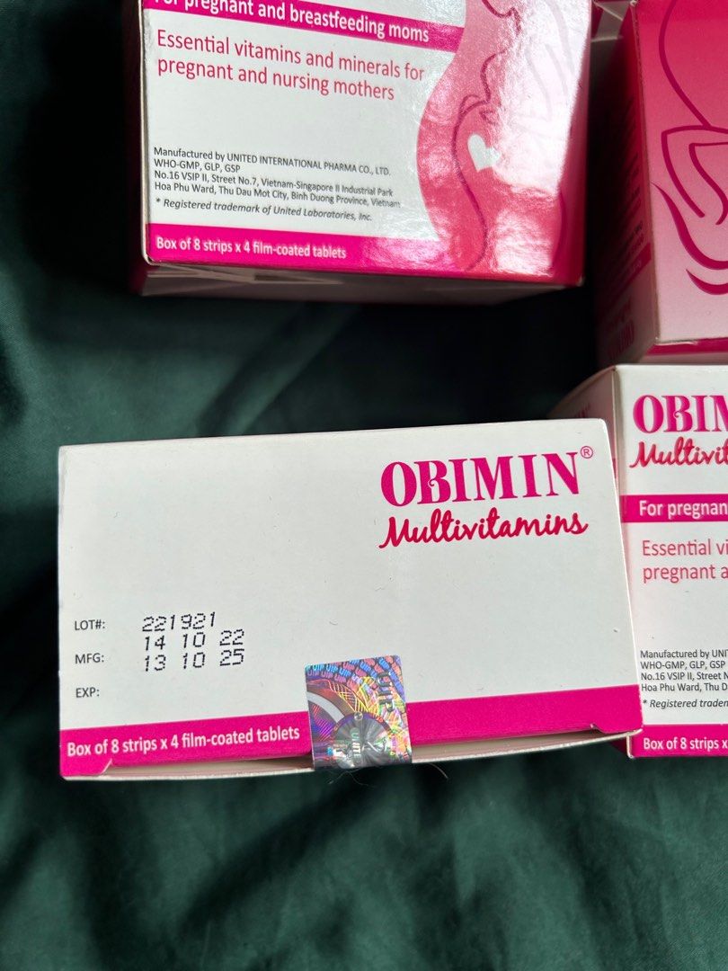 Obimin multivitamins, Health & Nutrition, Health Supplements, Vitamins ...