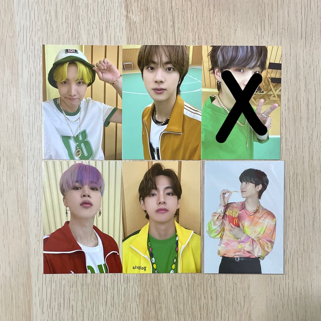 OFFICIAL BTS Butter Cardigan MCD McDonald's J-hope Jhope Jin Suga Jimin ...