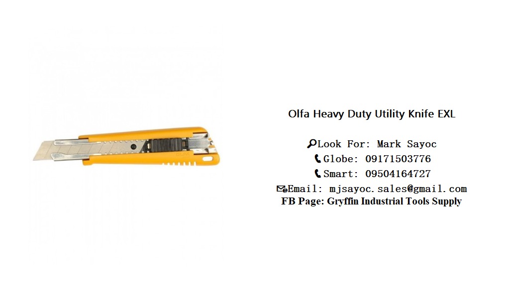 Olfa Heavy Duty Utility Knife EXL, Commercial & Industrial, Industrial Equipment on Carousell
