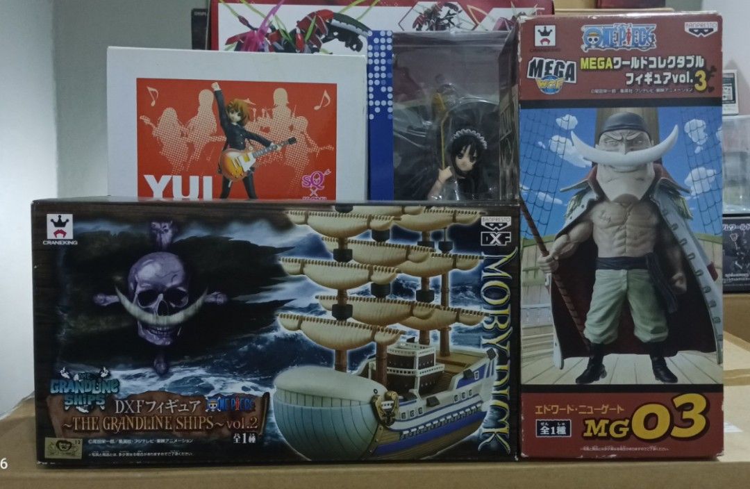 One piece mega wcf Whitebeard & Dxf Moby Dick combo, Hobbies & Toys, Toys & Games on Carousell
