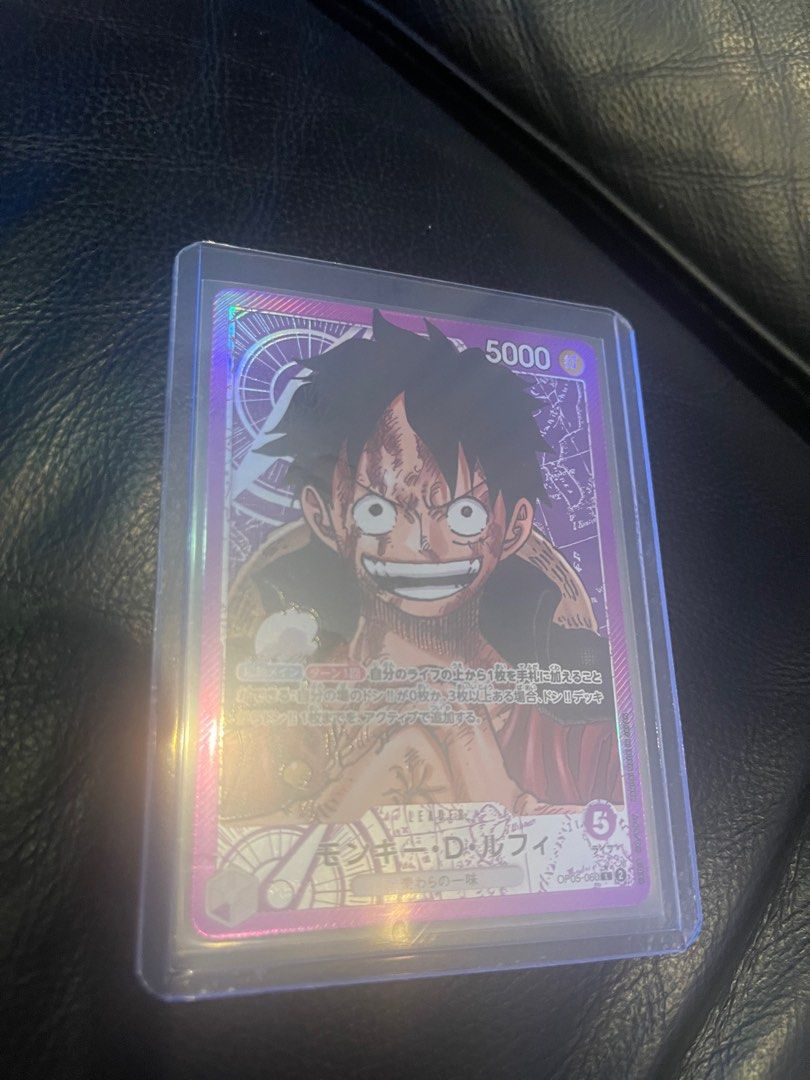 OP-05 Luffy Leader AA, Hobbies & Toys, Toys & Games on Carousell