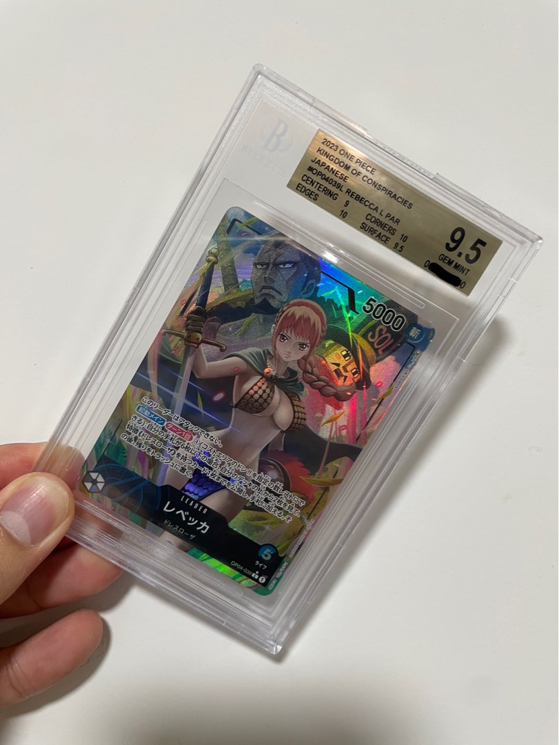 OPTCG OP04 Rebecca Ldr BGS, Hobbies & Toys, Toys & Games on Carousell