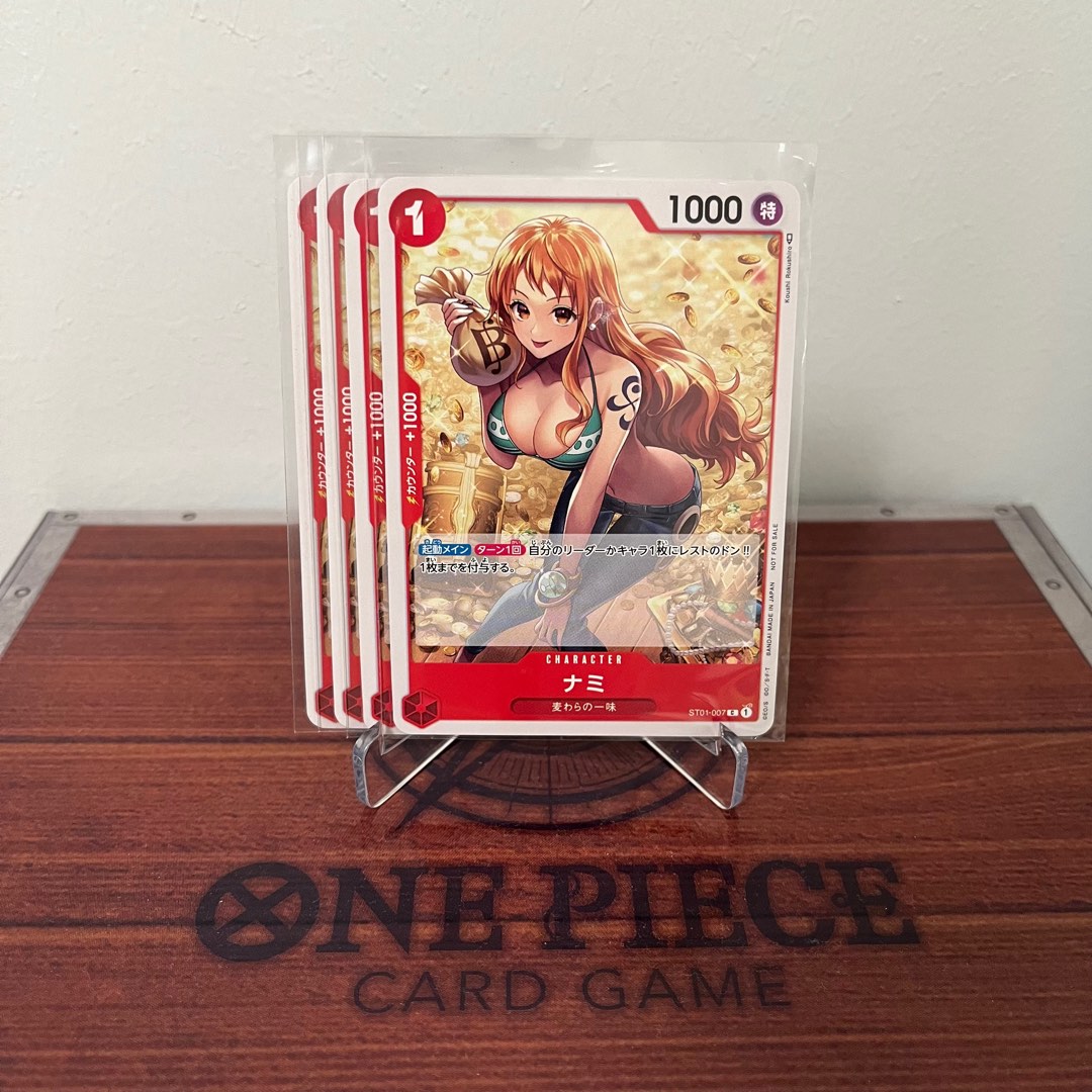 [OPTCG] ST01-007 Nami (SB Alternate Art) Playset, Hobbies & Toys, Toys & Games on Carousell