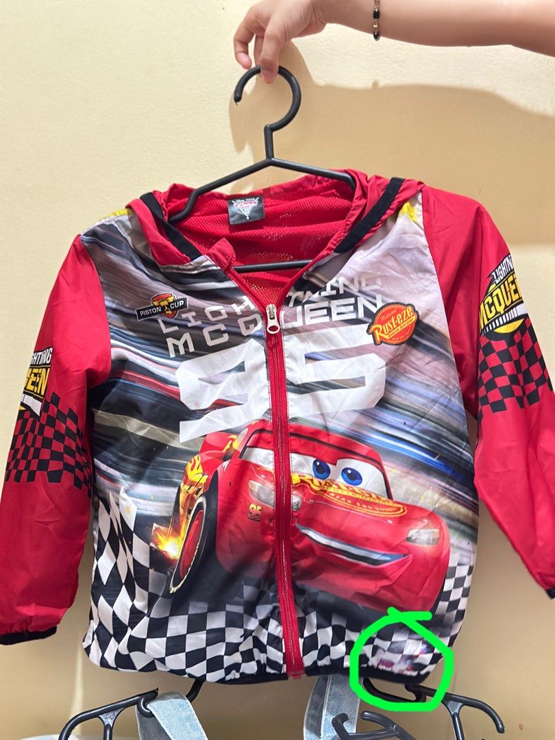 ORIG MCQUEEN CARS WINDBREAKER, Babies & Kids, Babies & Kids Fashion on ...