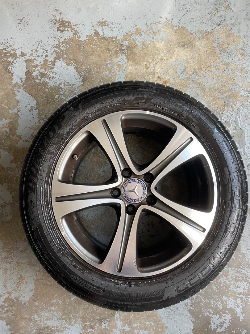 Original E-Class Rims & New tyres, Car Accessories, Tyres & Rims on ...