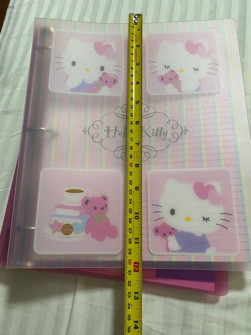 Original Sanrio Hello Kitty binder with stationery., Hobbies & Toys ...