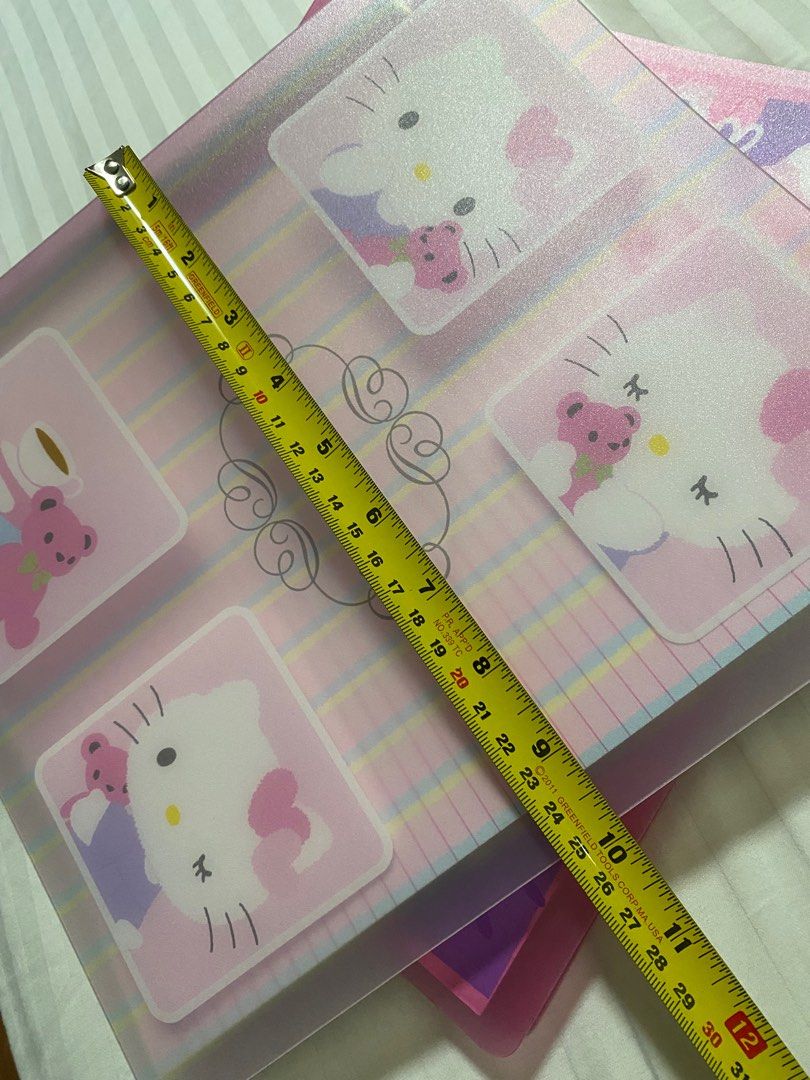 Original Sanrio Hello Kitty binder with stationery., Hobbies & Toys ...