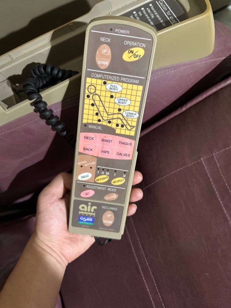 Osim Massage Chair, Health & Nutrition, Massage Devices on Carousell