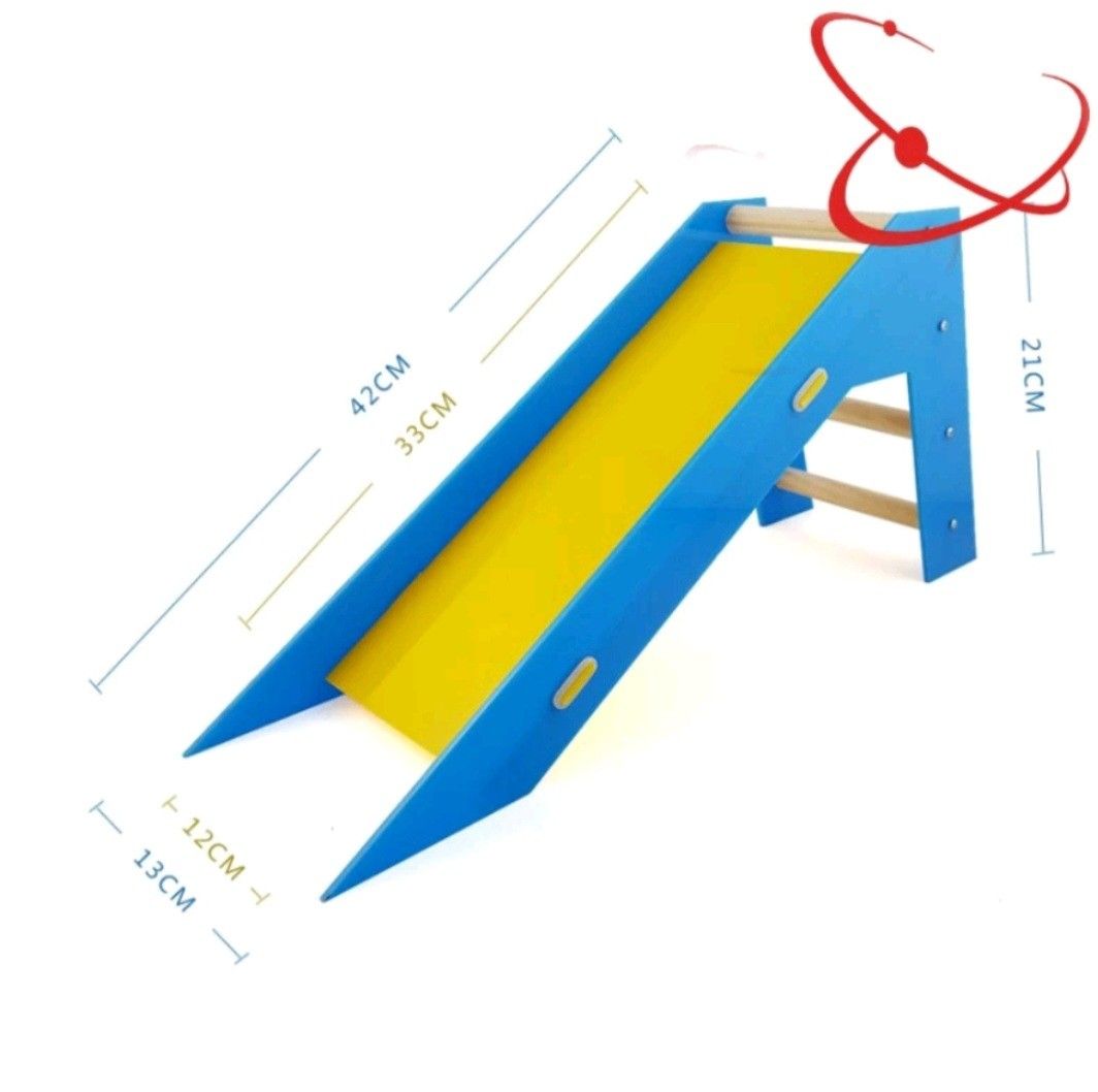 Parrot birds Slide with Ladder Playground Toy, Pet Supplies, Homes ...