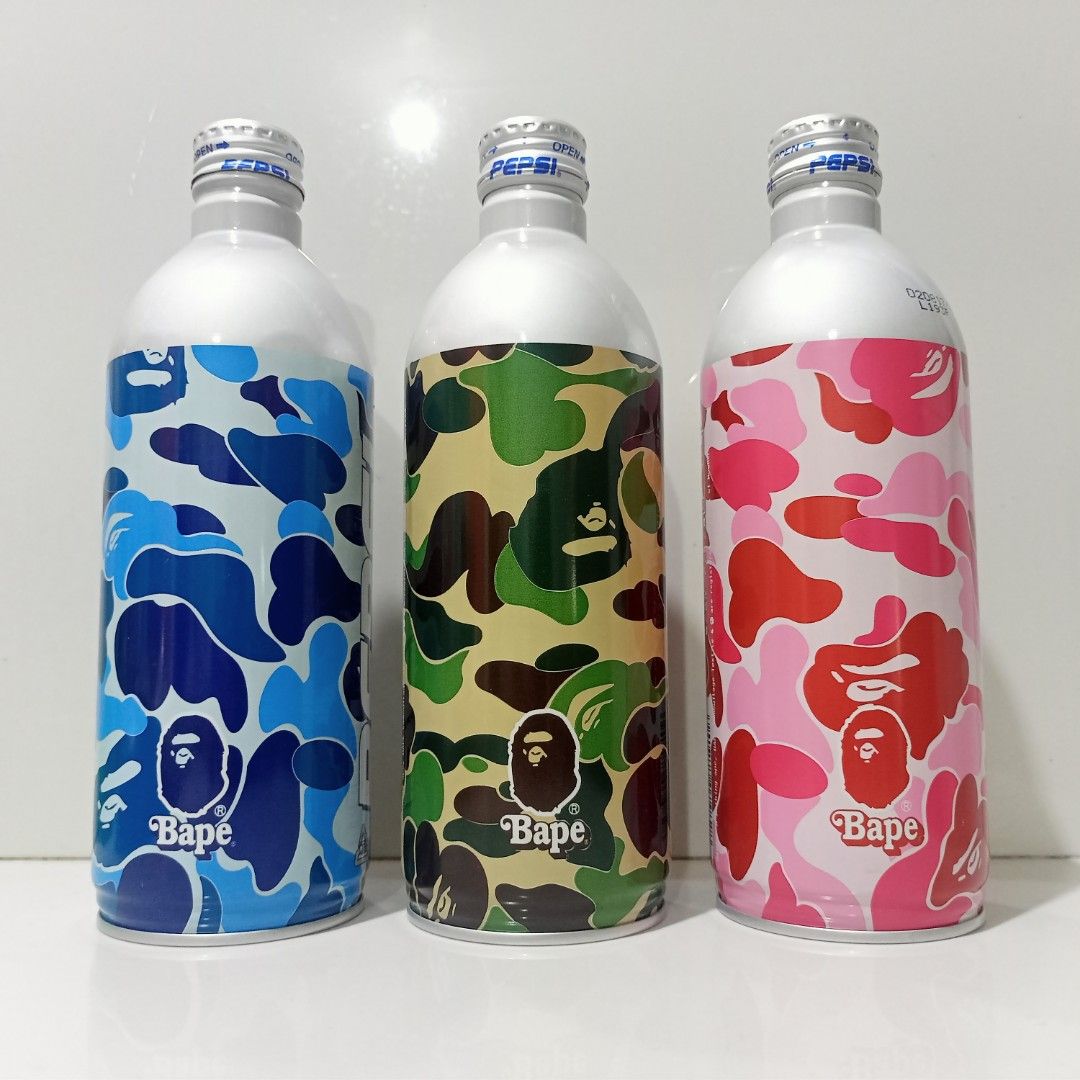 Pepsi x Bathing Ape Bottles Complete set, Hobbies & Toys, Memorabilia ...