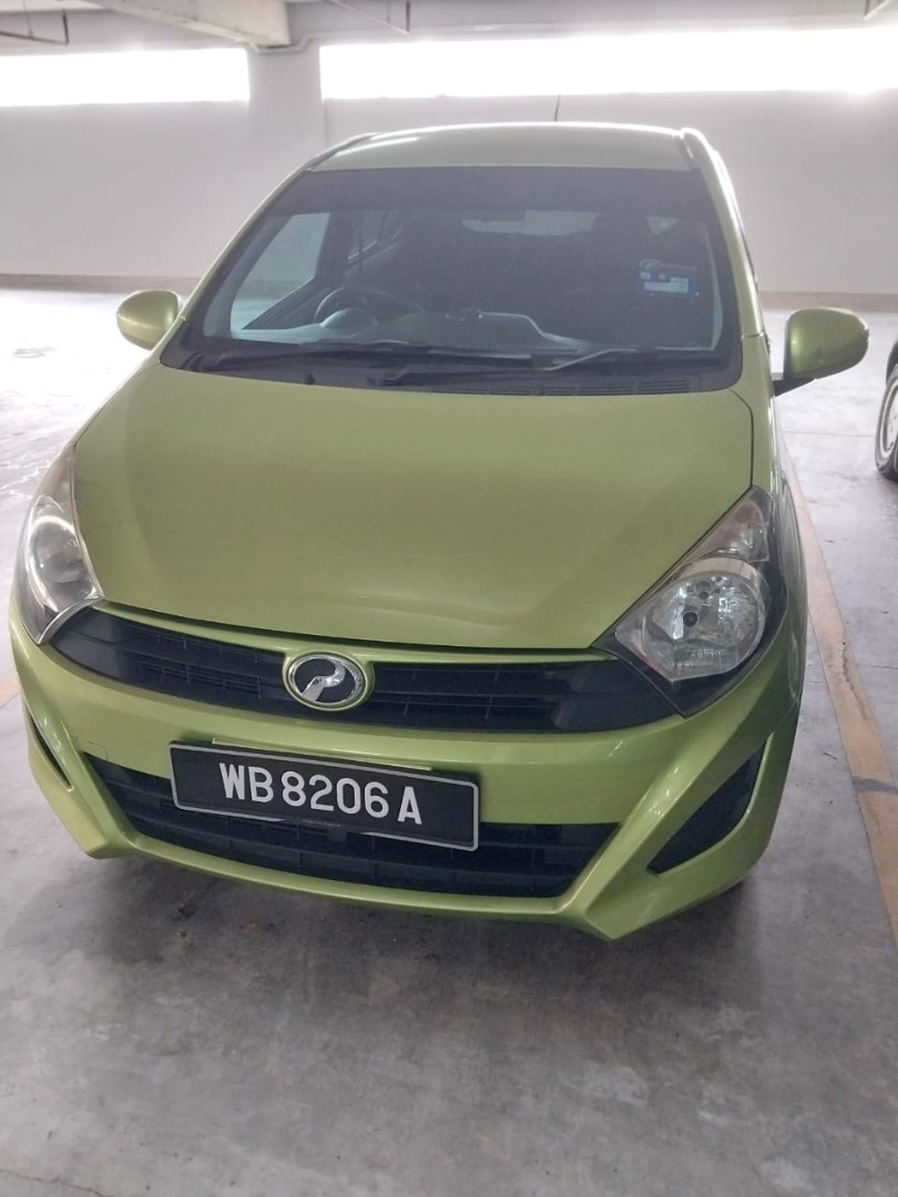 Perodua Axia 1000G (Auto) Lime Green, Cars, Cars for Sale on Carousell
