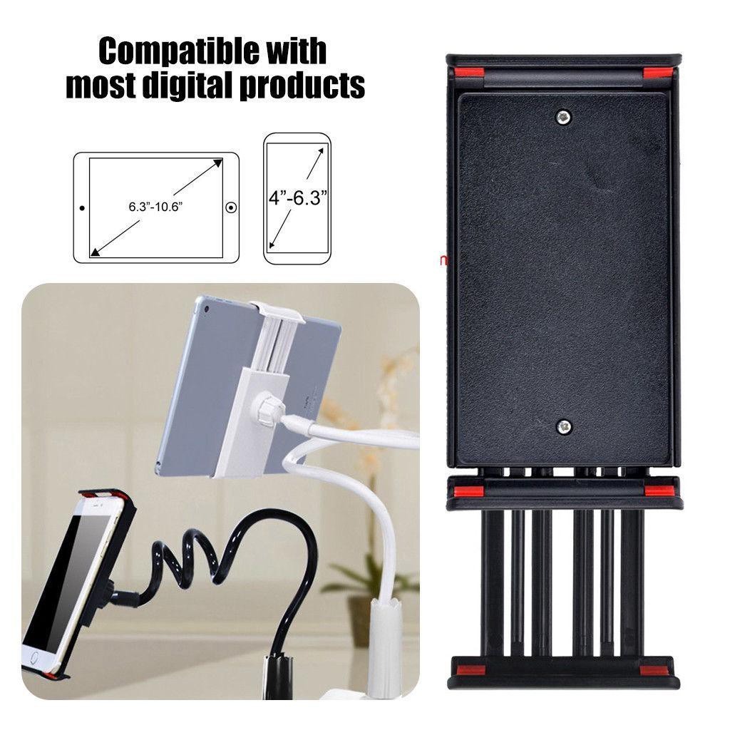 Phone Or Tablet Holder Stand Universal Clamp with Flexible Long Arm ...