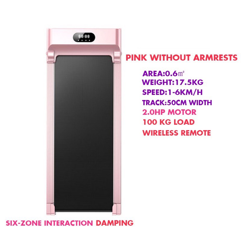 Pink Flat Treadmill Machine, Sports Equipment, Exercise & Fitness ...