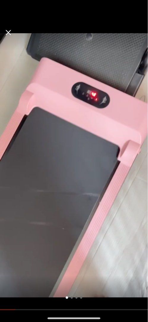 Pink Flat Treadmill Machine, Sports Equipment, Exercise & Fitness ...