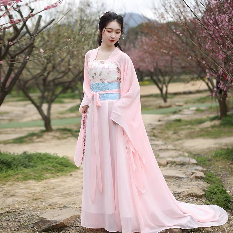 Pink Hanfu, Women's Fashion, Dresses & Sets, Traditional & Ethnic wear ...