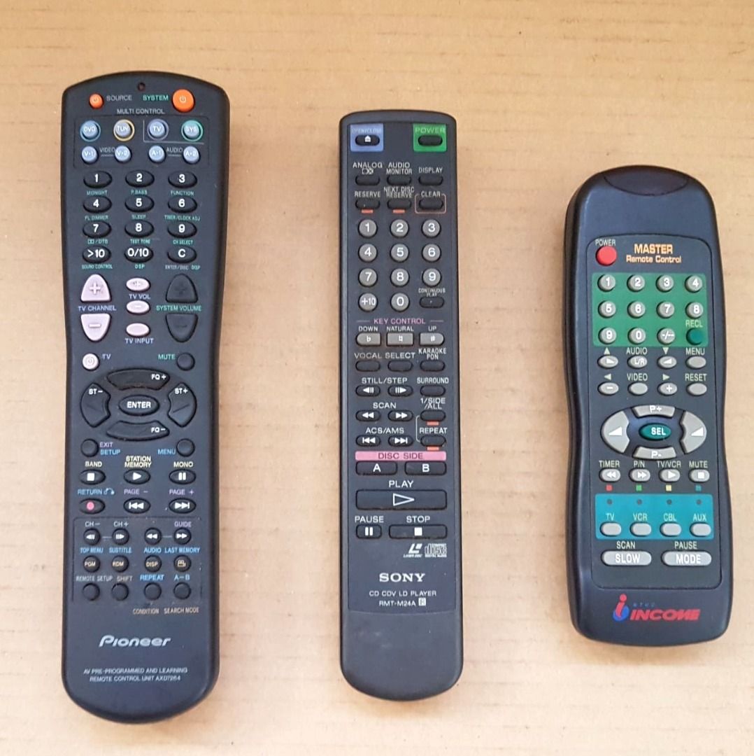 Pioneer Multi Control, Model AXD7246, Pioneer AV pre-programmed and ...
