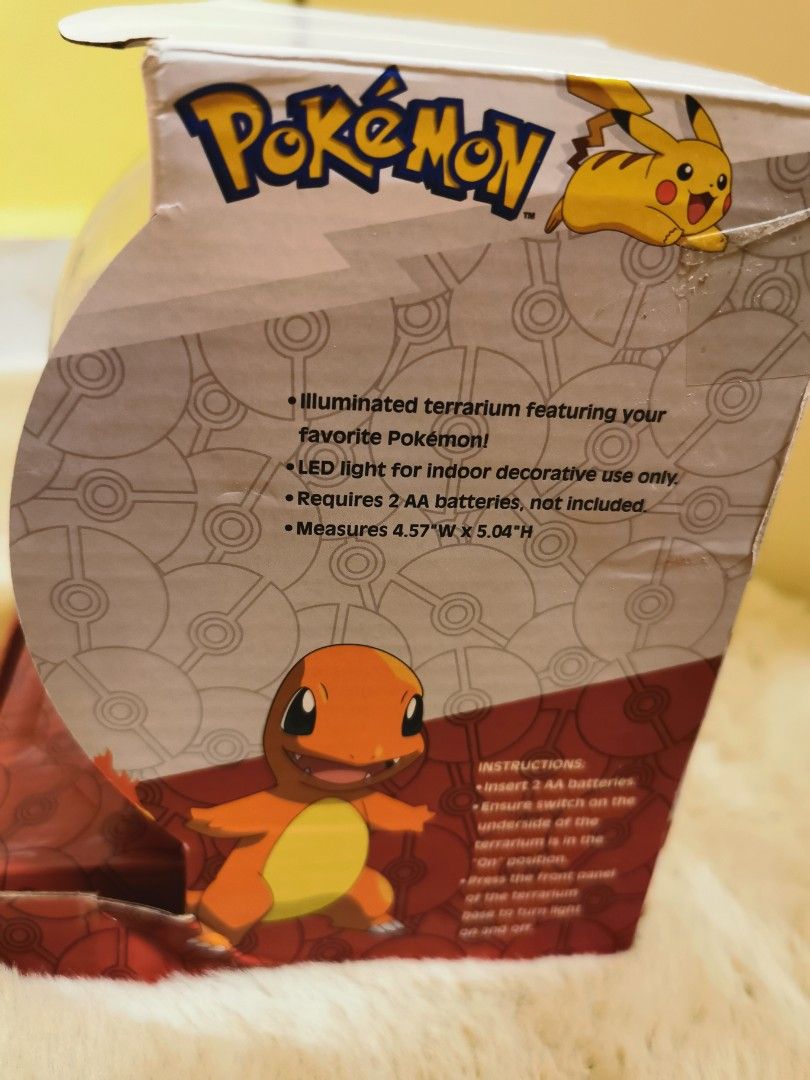 Pokemon Charmander illuminated terrarium with light, Hobbies & Toys ...