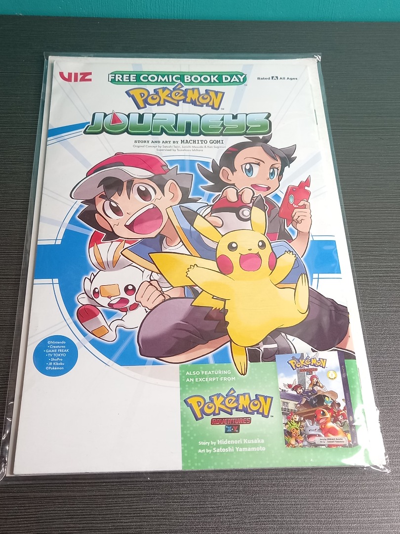 Pokemon Journeys Free Comic Book Day 2022 Edition Story And Art by ...