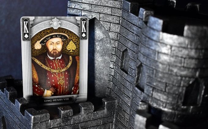 Poker Cards - House of Tudor Playing Cards, Midnight, Legends Playing ...