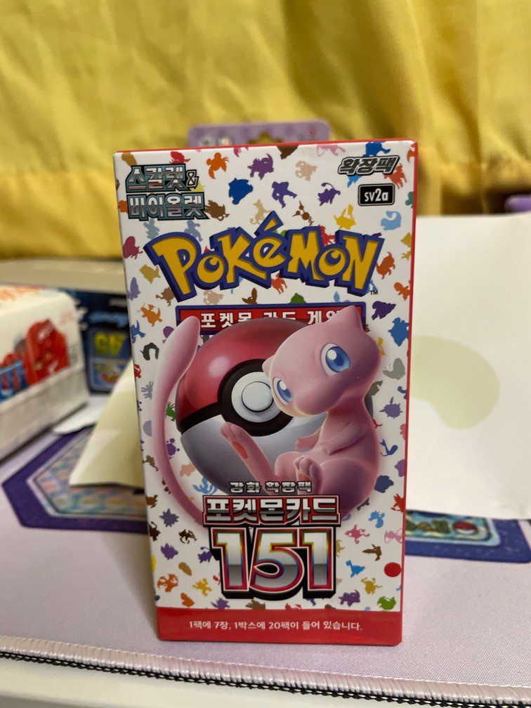 Pokemon 151 Korean, Hobbies & Toys, Toys & Games on Carousell