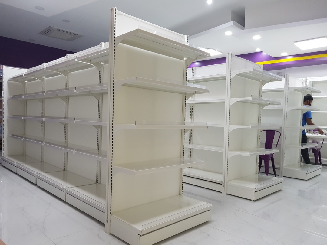 Polycarbonate Rack Gondola Type Adjustable Layers, Furniture & Home ...