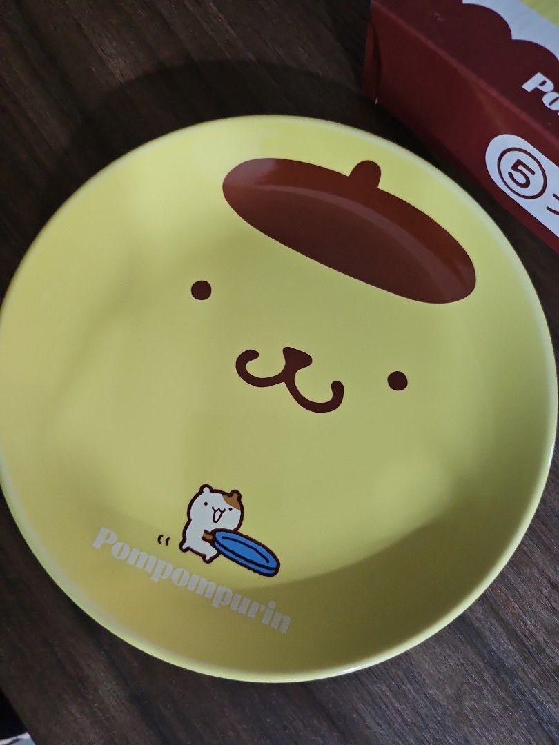 Pompurin Sanrio Plate, Furniture & Home Living, Kitchenware & Tableware ...