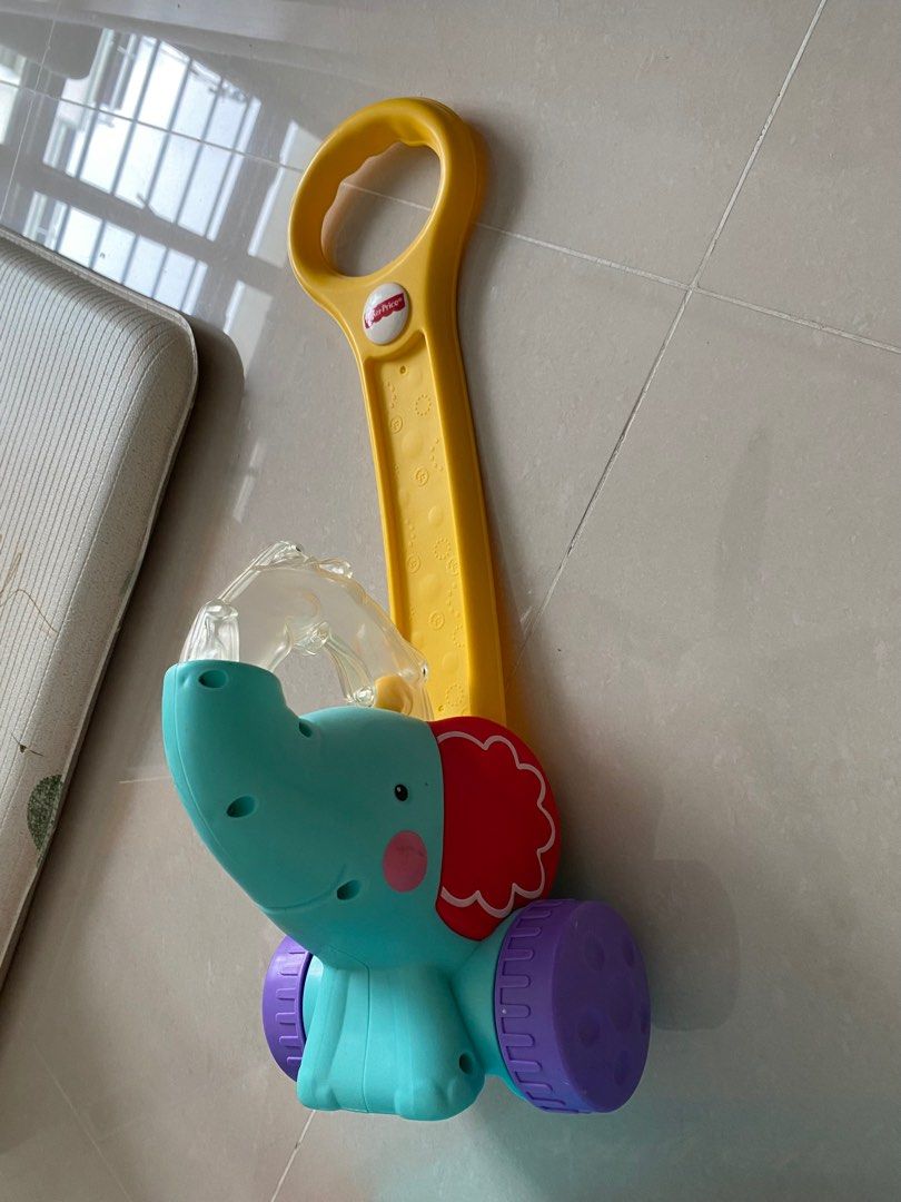 Pop n push elephant, Babies & Kids, Infant Playtime on Carousell
