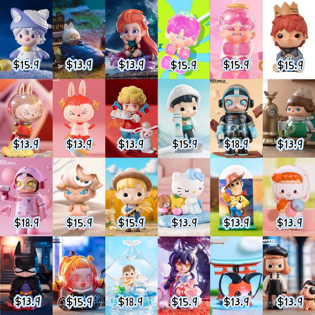 Popmart Hirono the other one series The Ghost / Dimoo / Skullpanda ...