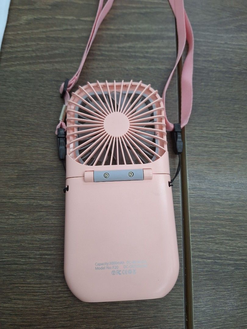 Portable fan with sling, Furniture & Home Living, Lighting & Fans, Fans ...