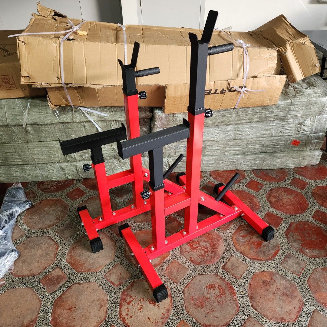 Portable Squat Rack with Dips, Sports Equipment, Exercise & Fitness ...