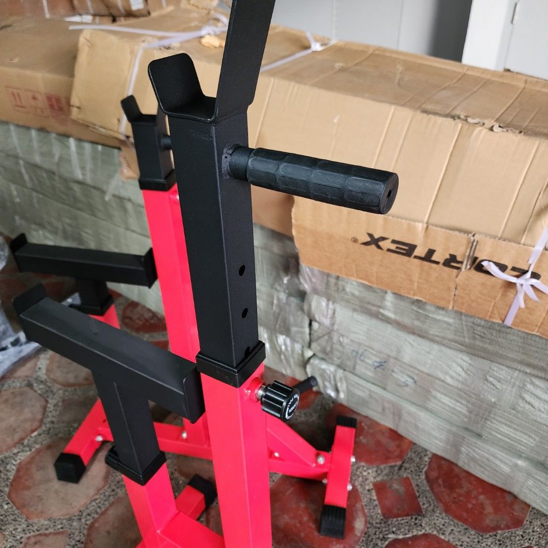 Portable Squat Rack with Dips, Sports Equipment, Exercise & Fitness ...