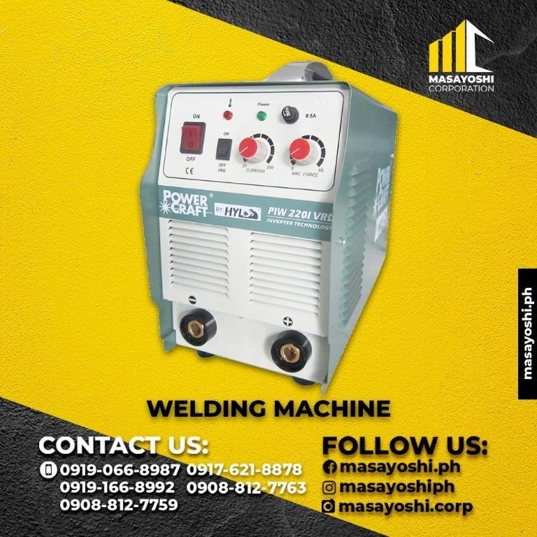 Powercraft DC ARC Inverter Welding Machine PIW 220i VRD | Welding ...