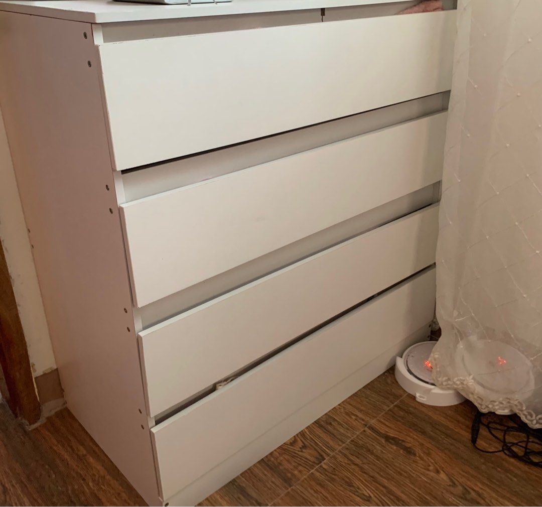 Preloved 4 Tier Chest Cabinet, Furniture & Home Living, Furniture ...