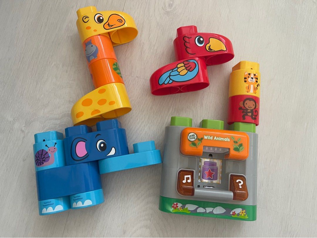 Preloved Leapfrog Wild Animals play and learn toy, Babies & Kids ...