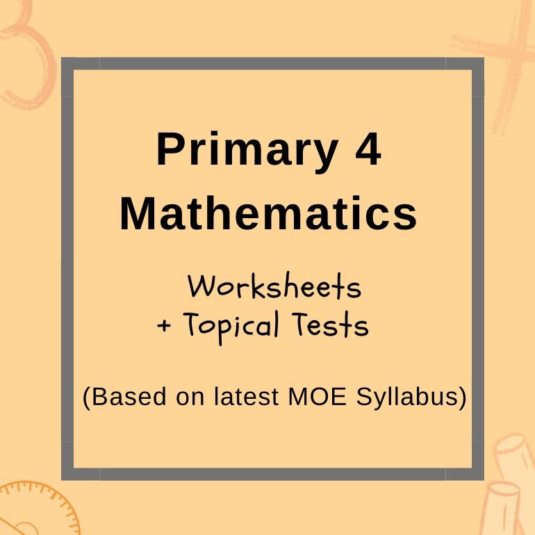 Primary 4 Mathematics Topical Worksheets and Tests (pdf), Hobbies ...