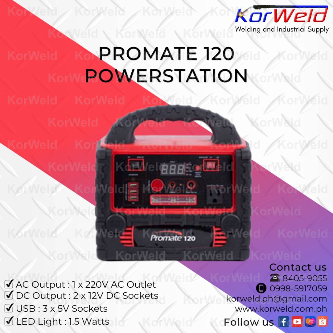 Promate 120 Powerstation, Commercial & Industrial, Construction Tools ...