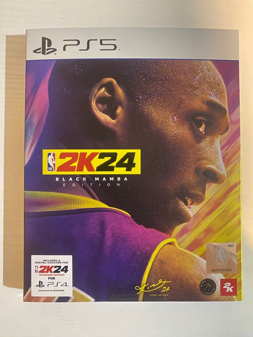 PS5 NBA 2K24 black mamba edition, Video Gaming, Video Game Consoles, PlayStation on Carousell