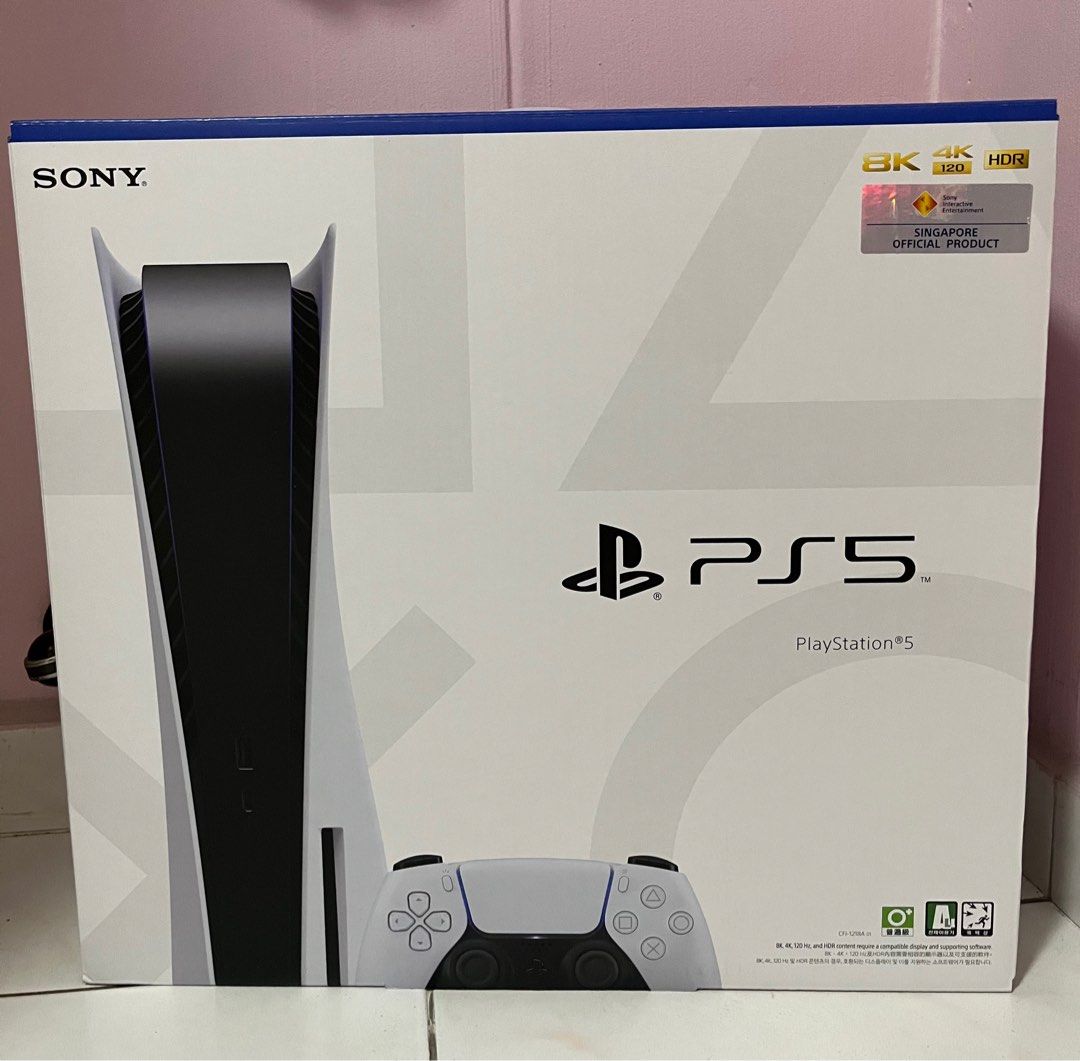 PS5 PlayStation Disc Edition, Video Gaming, Video Game Consoles ...