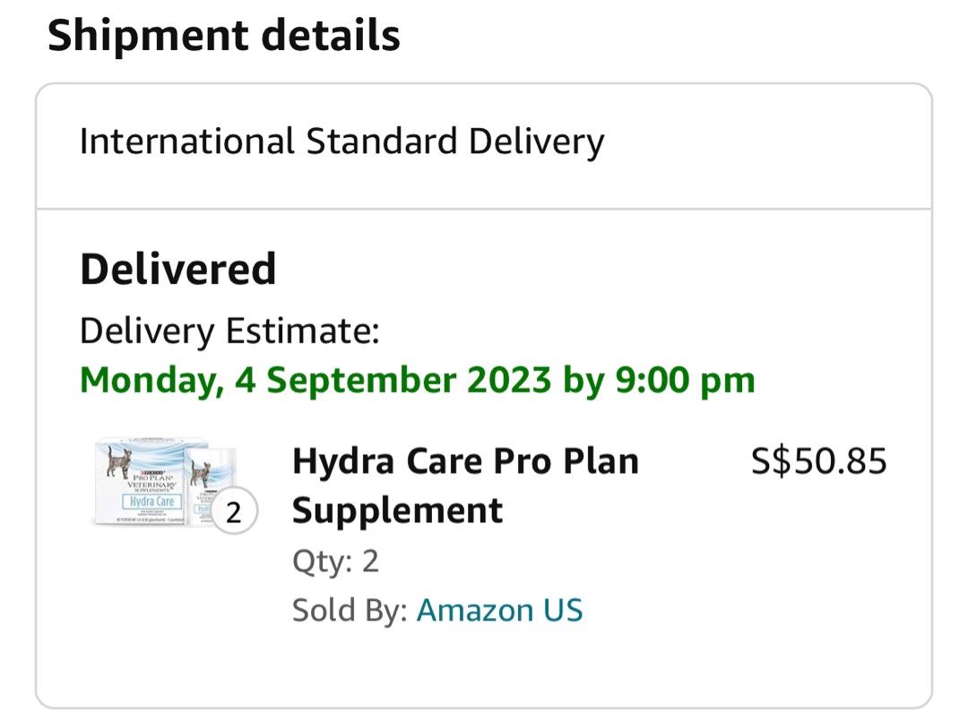 Purina Pro Plan Hydracare 1 box , Pet Supplies, Pet Food on Carousell