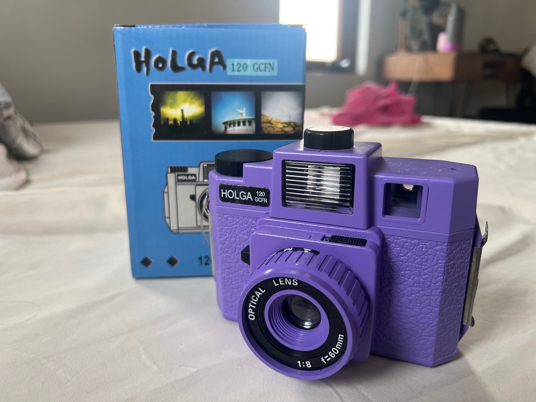 PURPLE HOLGA 120 GCFN MEDIUM FORMAT CAMERA, Photography, Cameras on ...