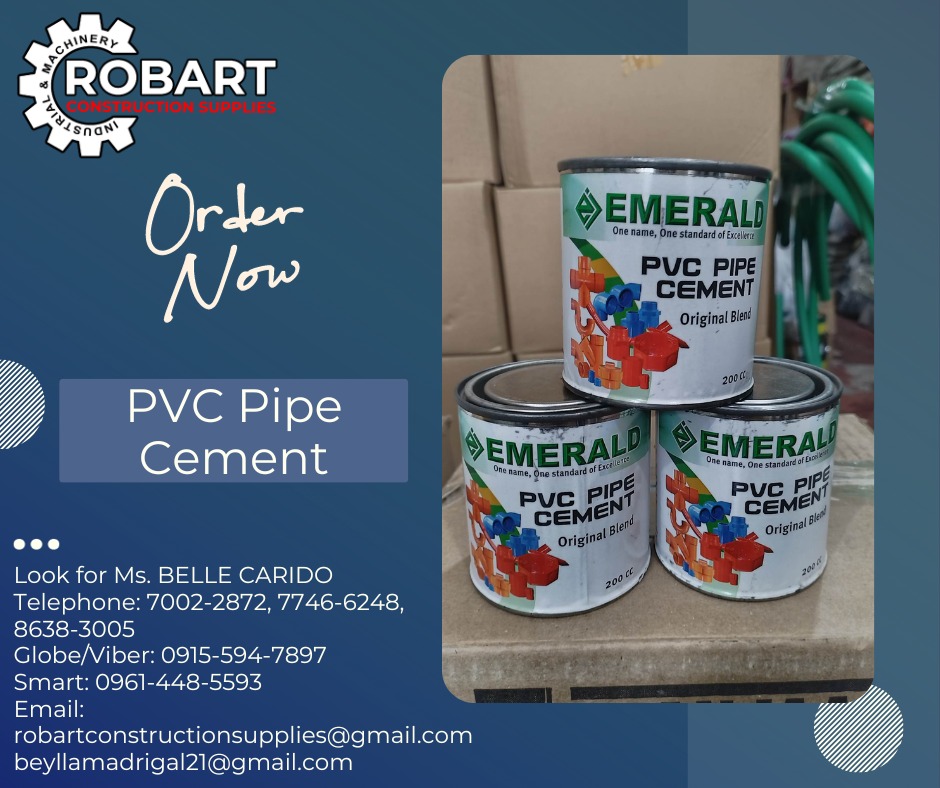 PVC Pipe Cement, Commercial & Industrial, Construction Tools ...