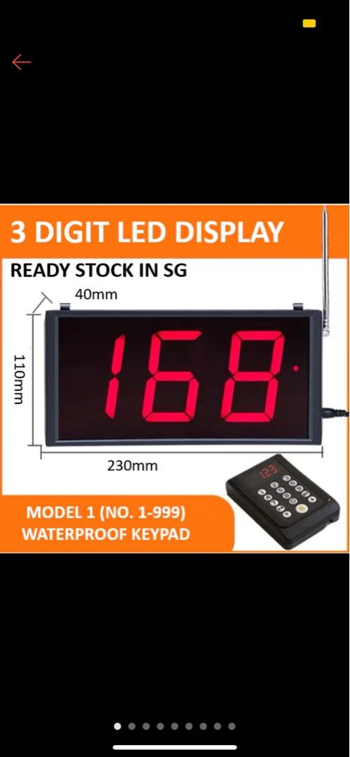 Queue Number Calling System, Mobile Phones & Gadgets, Other Gadgets on ...