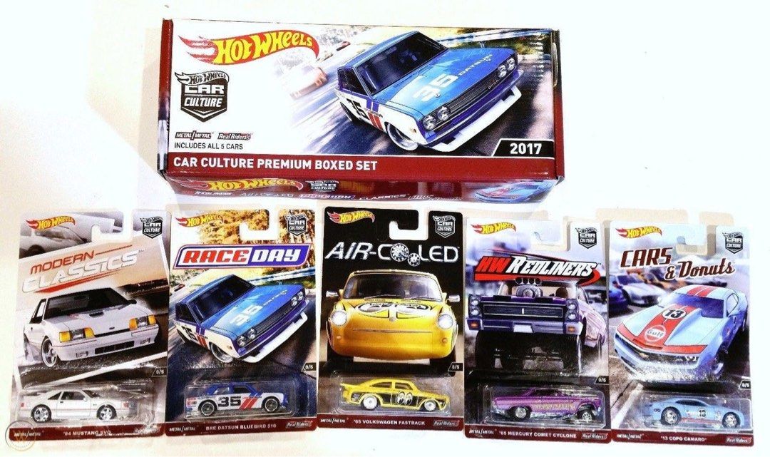 RARE Hotwheels RLC Car Culture Premium Boxed set (contains 5 cars ...