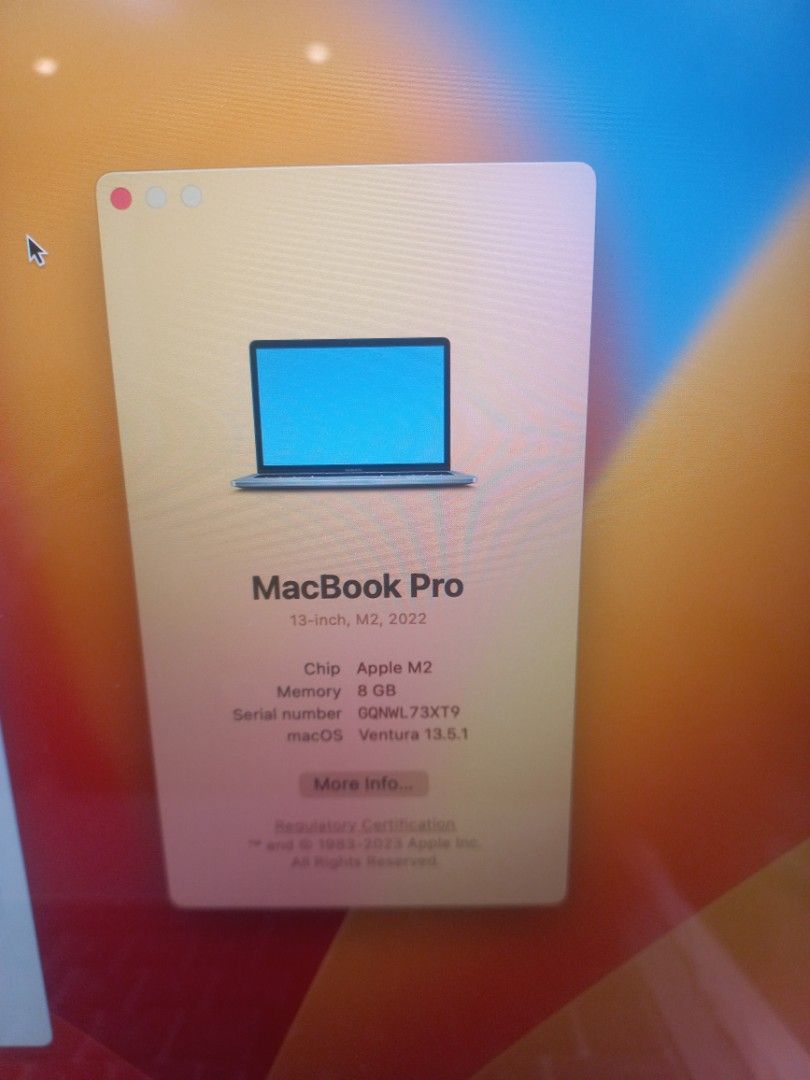 Ready Macbook Pro M2 8/256 Fullset Ex Ibox, Elektronik, Komputer ...