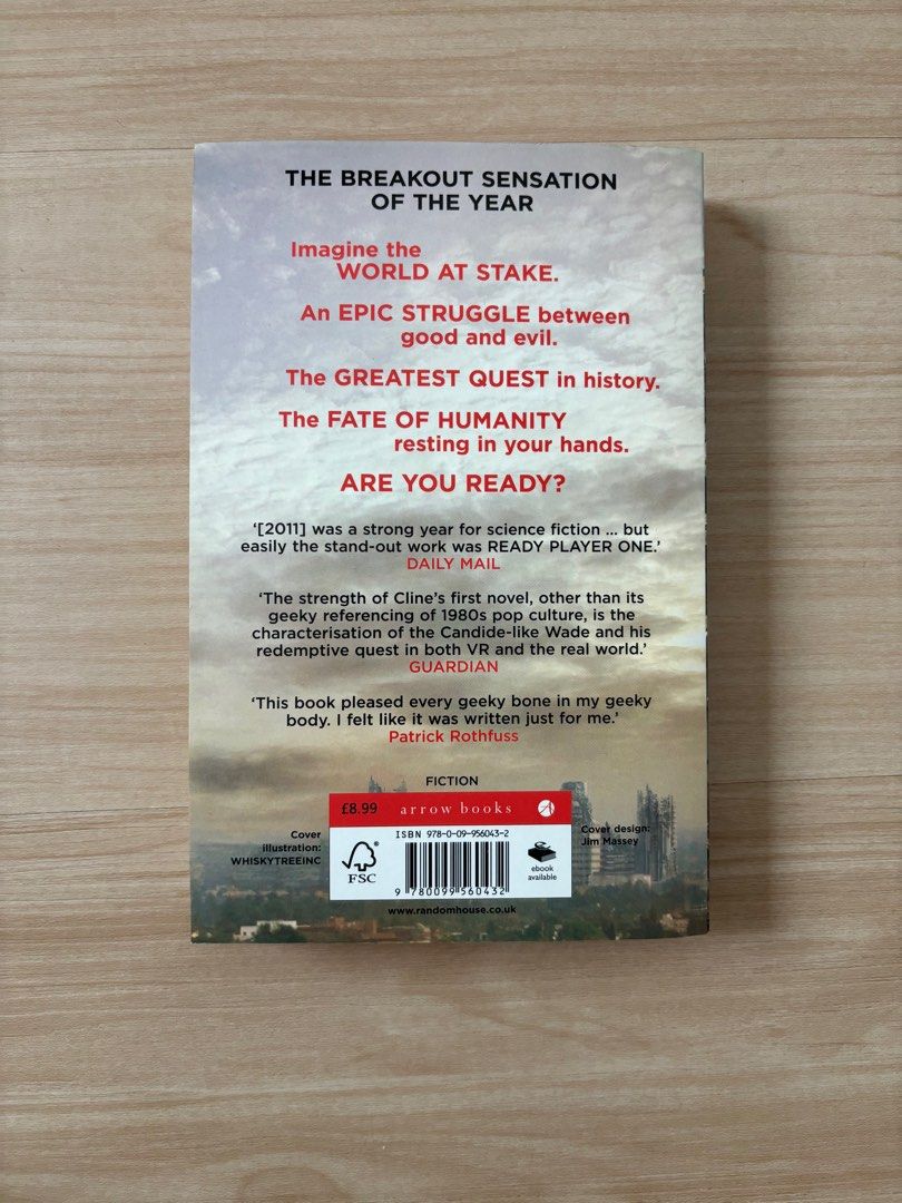 Ready Player One | Young Adult, Sci-Fi, Dystopian, Hobbies & Toys, Books & Magazines, Fiction ...