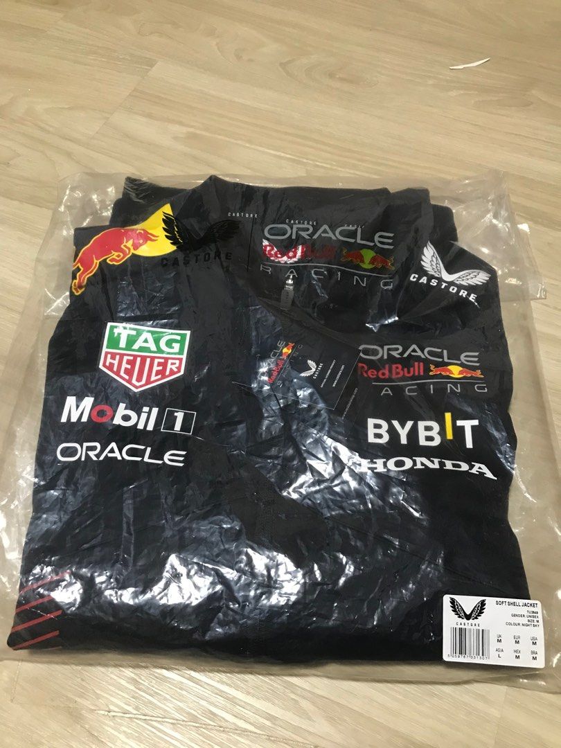 Red Bull Racing Soft Shell Jacket - Night Sky, Men's Fashion, Coats ...