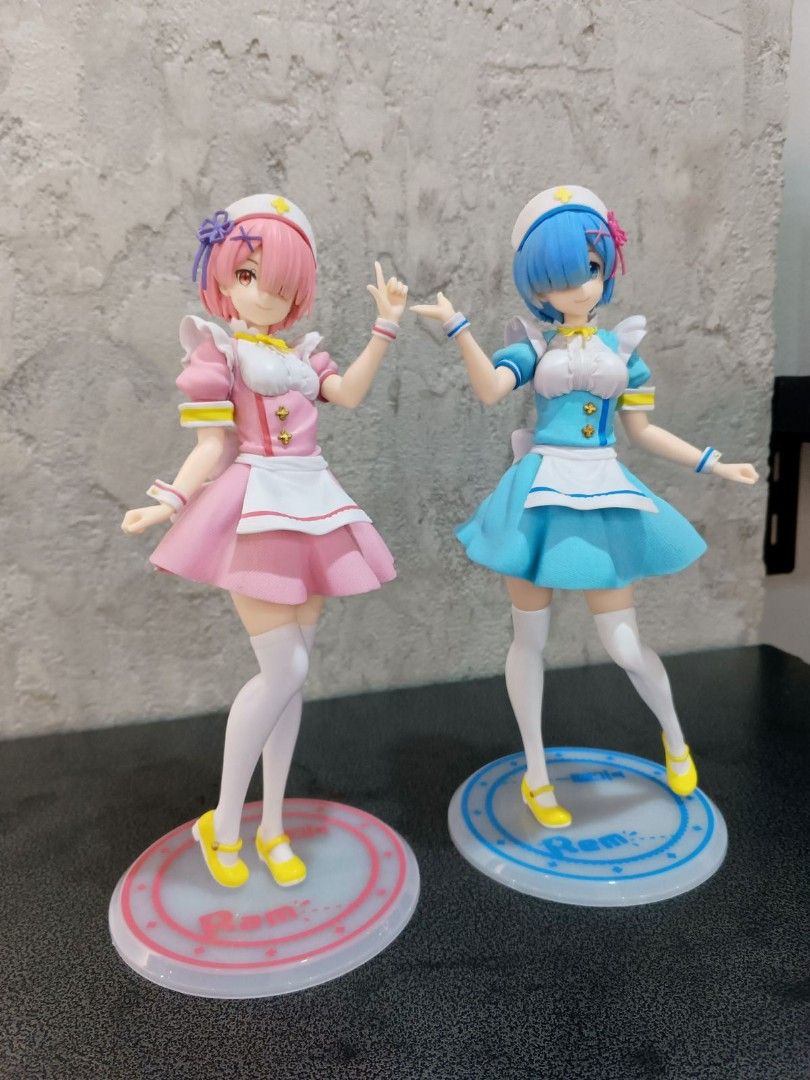 Re:Zero Rem and Ram Pair Figure, Hobbies & Toys, Memorabilia ...