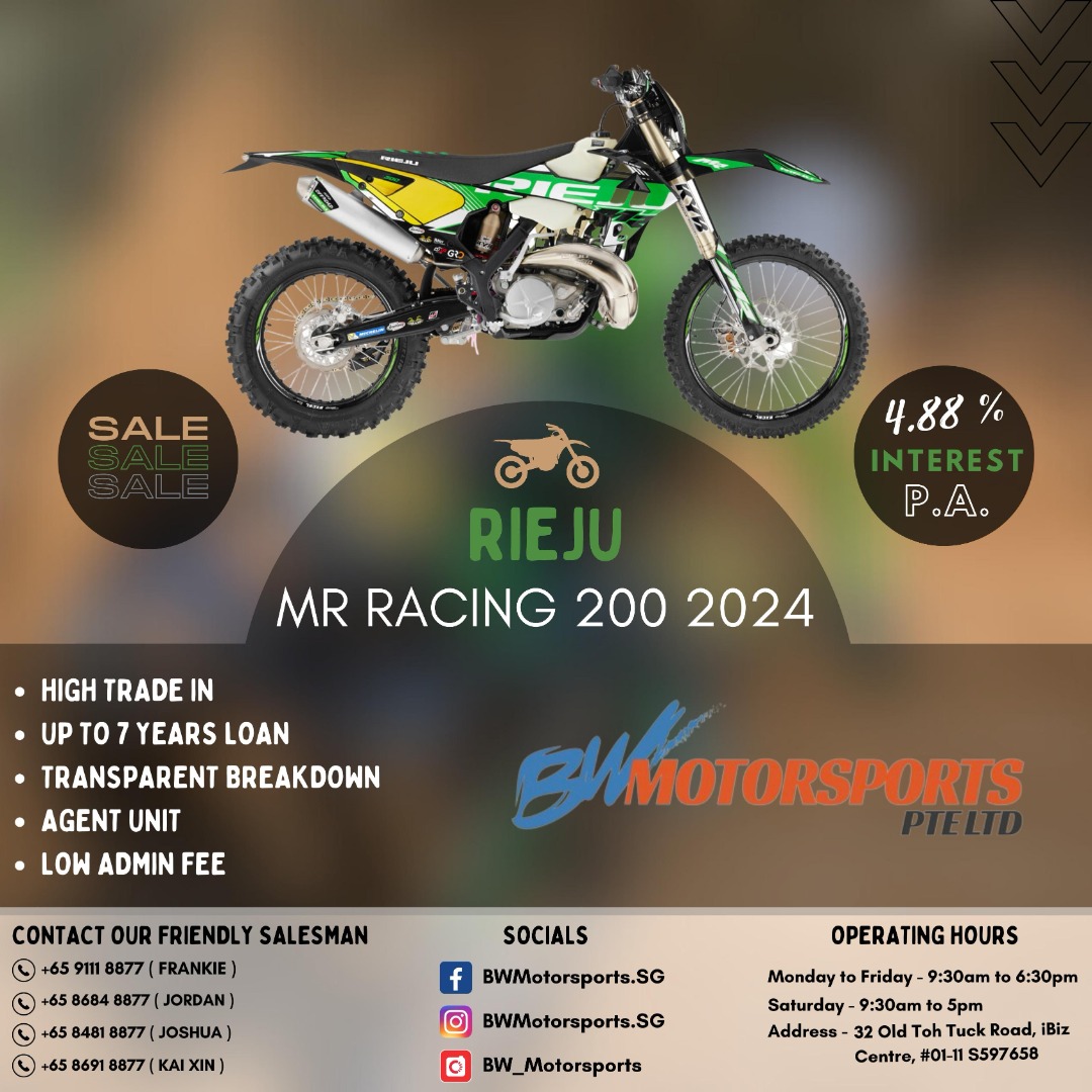 Rieju MR Racing 200 2024 ( Pre-booking ), Motorcycles, Motorcycles for ...