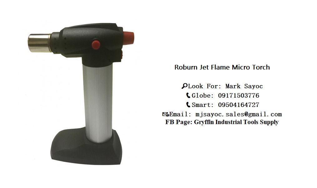 Roburn Jet Flame Micro Torch, Commercial & Industrial, Industrial ...