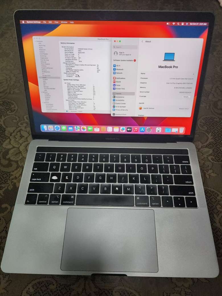RUSH SALE!! MacBook Pro 2018 13" Touch Bar Core i5, 8GB RAM, 512GB SSD, Computers & Tech ...